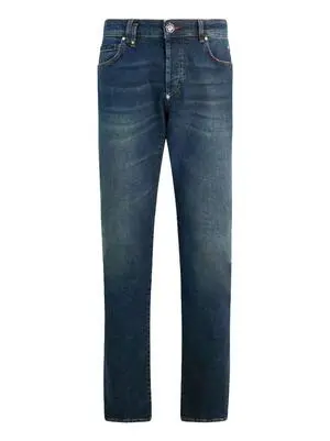 Philipp Plein Straight Leg Jeans - Blue