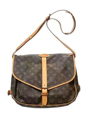 LOUIS VUITTON Monogram Shoulder Bag - Brown
