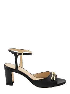 ELIZEE Tessa Mid-Heel Sandal Black