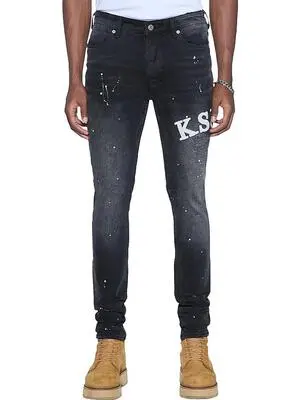 Ksubi Van Winkle Skinny Fit Jeans - Grey