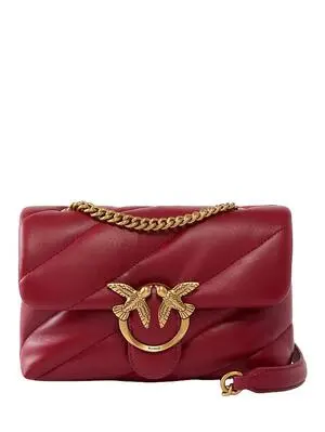 Pinko Love Puff Mini Quilted Leather Crossbody - Rrq