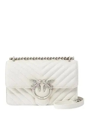 Pinko Love One Mini Quilted Leather Crossbody - Zo