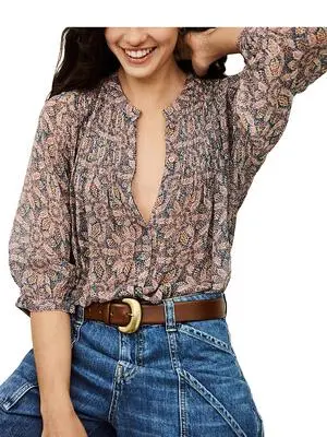 Ba&sh Tazio Blouse - Blue