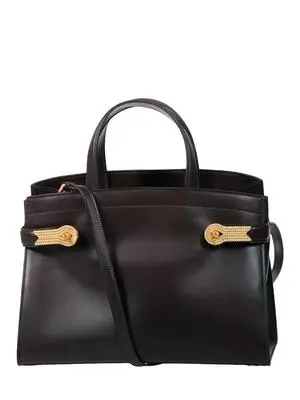 AMATO DANIELE Mini Queen Tote Bag With Logo Detail - Brown