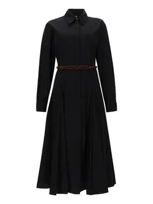 Max Mara Abito Chemisier Popeline - Black