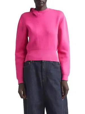GIVENCHY Bow Detail Crewneck Sweater