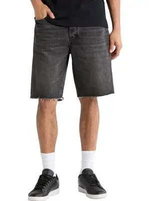 PURPLE BRAND Kamari Denim Cutoff Shorts - Black