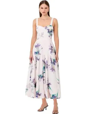 NICHOLAS Valeria Midi Dress - Shadow Floral