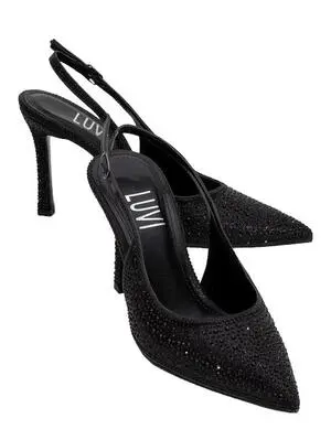 PROLOGUE SHOES Roya Stiletto Pumps Black