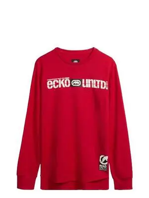 ECKO Legacy Thermal Long Sleeve Shirt - Red