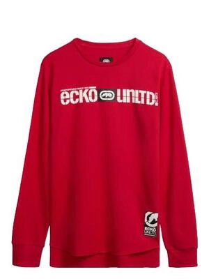ECKO Legacy Thermal Long Sleeve Shirt - Red