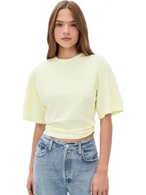 AGOLDE Short Sleeve Tee - Lemon Drop