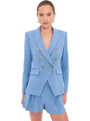 Veronica Beard Veronica Beard Miller Dickey Jacket Blue Jay/dove