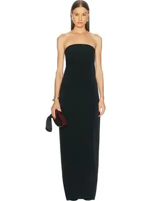 Marina Moscone Cocoon Bustier Dress - Black