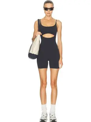 LEFT ON FRIDAY Peak 5 Playsuit - Black