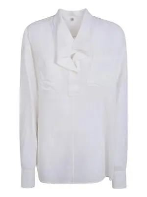 TOTÊME Overlapping Collar Blouse