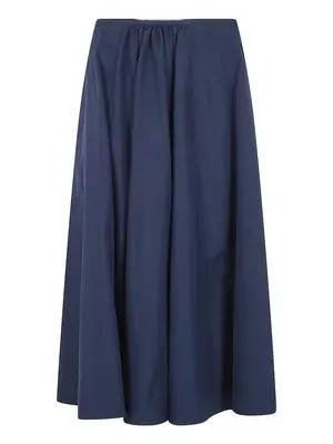 Aspesi Midi Cotton Skirt - Blue