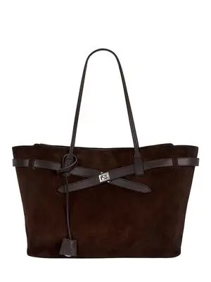 Balenciaga Bel Air Large Tote Bag - Light Espresso