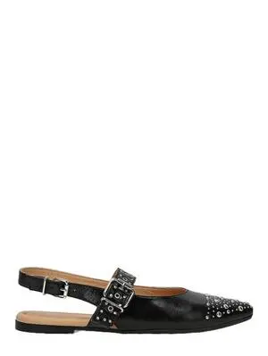 THE FRYE COMPANY Heather Studded Slingback Flats