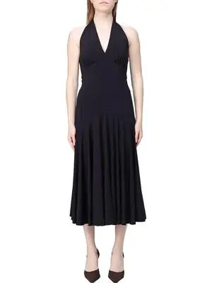 Michael Kors Halterneck Midi Dress - Black