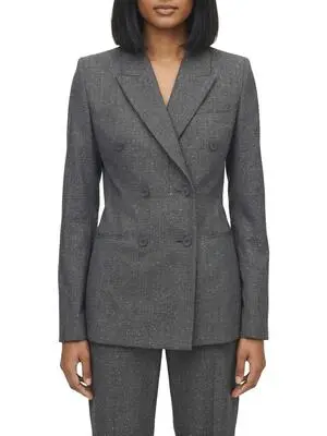Alexander McQueen Alexander McQueen Double Breasted Jacket Black