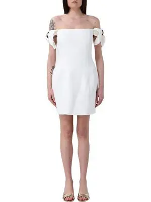 Elisabetta Franchi Off-the-shoulder Mini Dress - Ivory