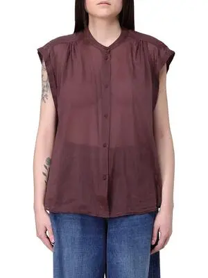 FORTE_FORTE Sleeveless Shirt - Brown
