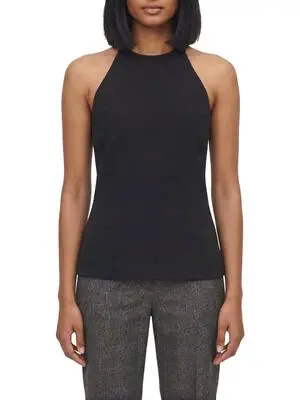 Loulou De Saison Halter Neck Top - Black