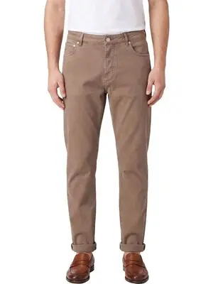 Brunello Cucinelli Brunello Cucinelli Slim Fit Stretch Cotton Denim Jeans Dark