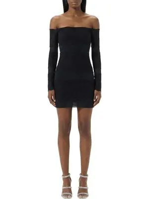 Blumarine Lace Mini Dress - Black
