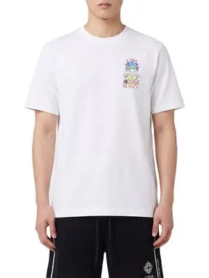 Casablanca Organic Cotton T-shirt With Logo - White 1