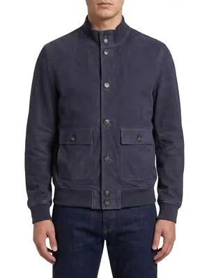 STEWART Bomber Jacket - Blue