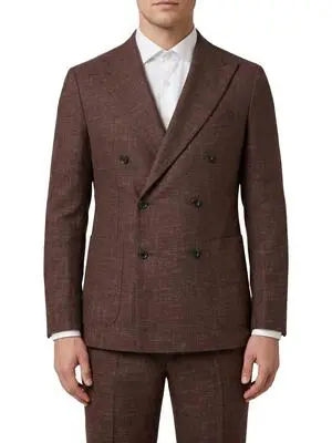 Tagliatore Double Breasted Blazer - Brown