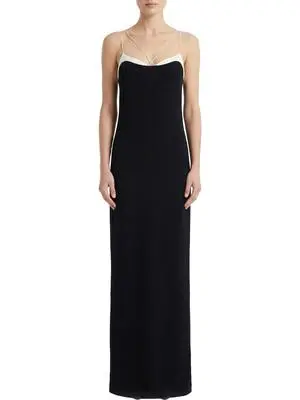 TOM FORD Spaghetti Strap Maxi Dress - Black