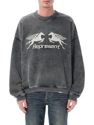 REPRESENT Crewneck Sweatshirt Grey