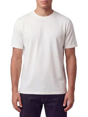 ROBERTO COLLINA Basic Cotton T-shirt Ecru