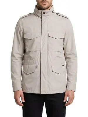 MOORER Military-inspired Jacket - Grey