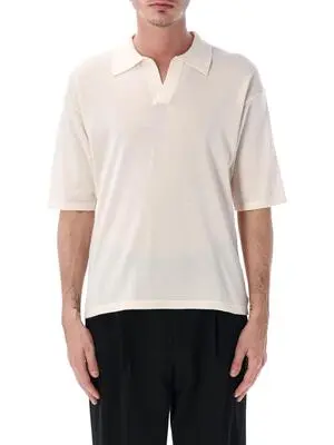 ROBERTO COLLINA Cotton Polo Shirt Beige