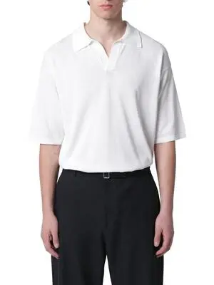ROBERTO COLLINA Cotton Polo Shirt - White
