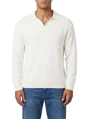 ROBERTO COLLINA Cotton Knit Polo Shirt Ecru