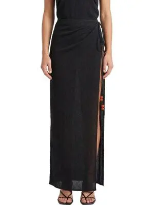 MAGDA BUTRYM Magda Butrym Stretch Jersey Wrap Skirt