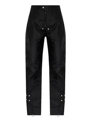 Rick Owens Trousers With Belt - Black