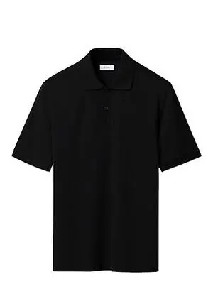 Eton Short-sleeved Cotton-piqué Polo Shirt - Black