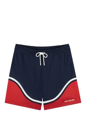 Aimé Leon Dore Colorblock Court Shorts - Blue