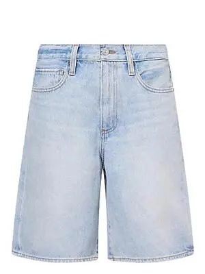 Paige Faye High-rise Denim Shorts - Siege