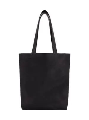 Vince Slim Lassen Leather Tote Black