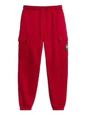 ECKO Cargo Pocket Knit Joggers - True Red