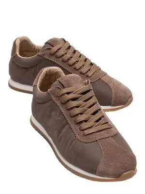 FOREVER & ALWAYS SHOES Unica Leather Sport Sneakers - Mink