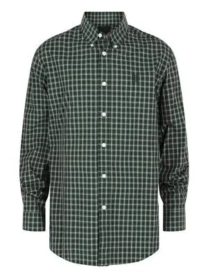 Givenchy 4g Motifembroidered Checked Shirt - Multicolor