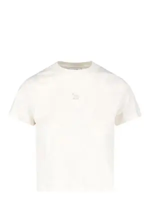 Maison Kitsuné Crop Baby Fox T-shirt - Beige